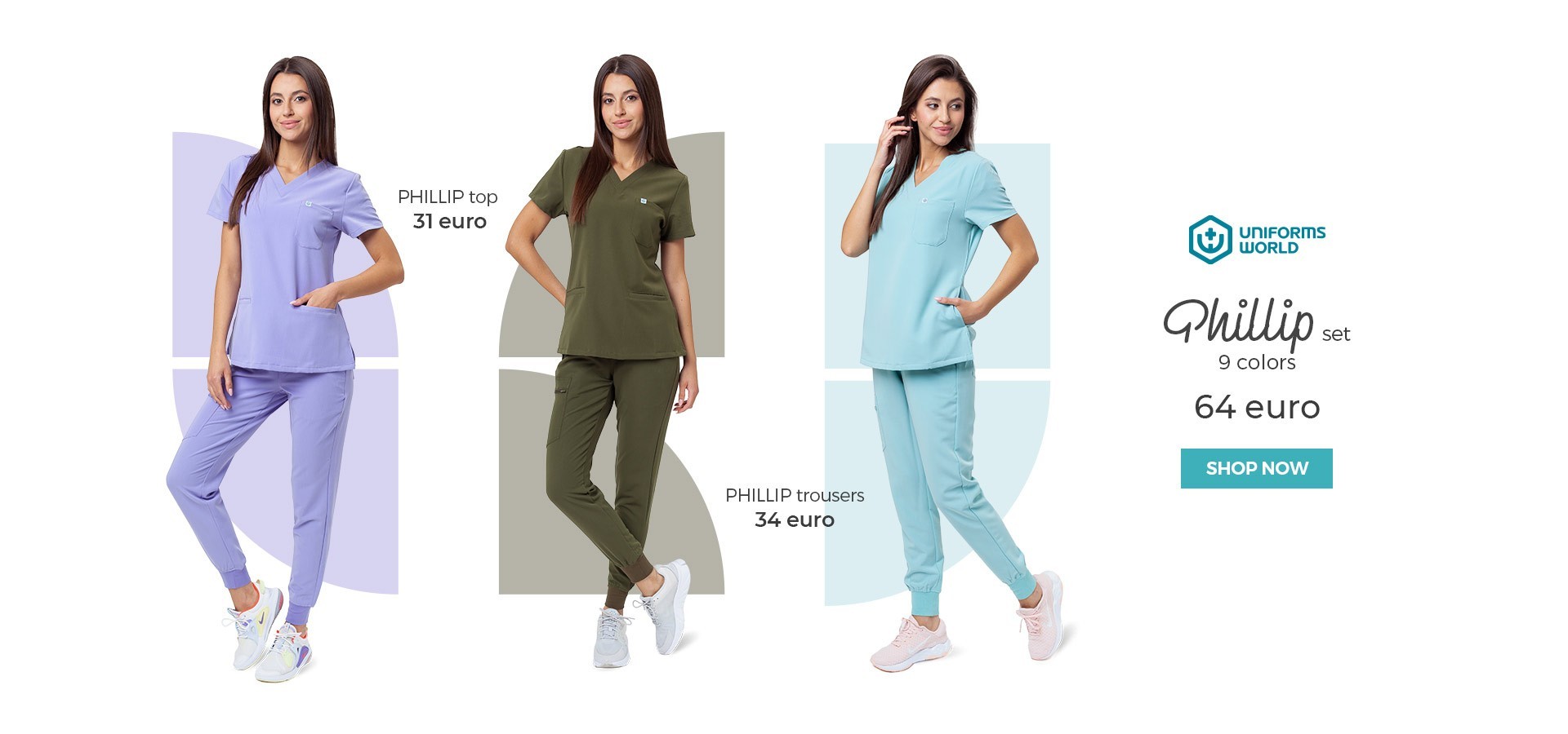 Scrubs, medical clothing and footwear, the largest selection in Europe ...