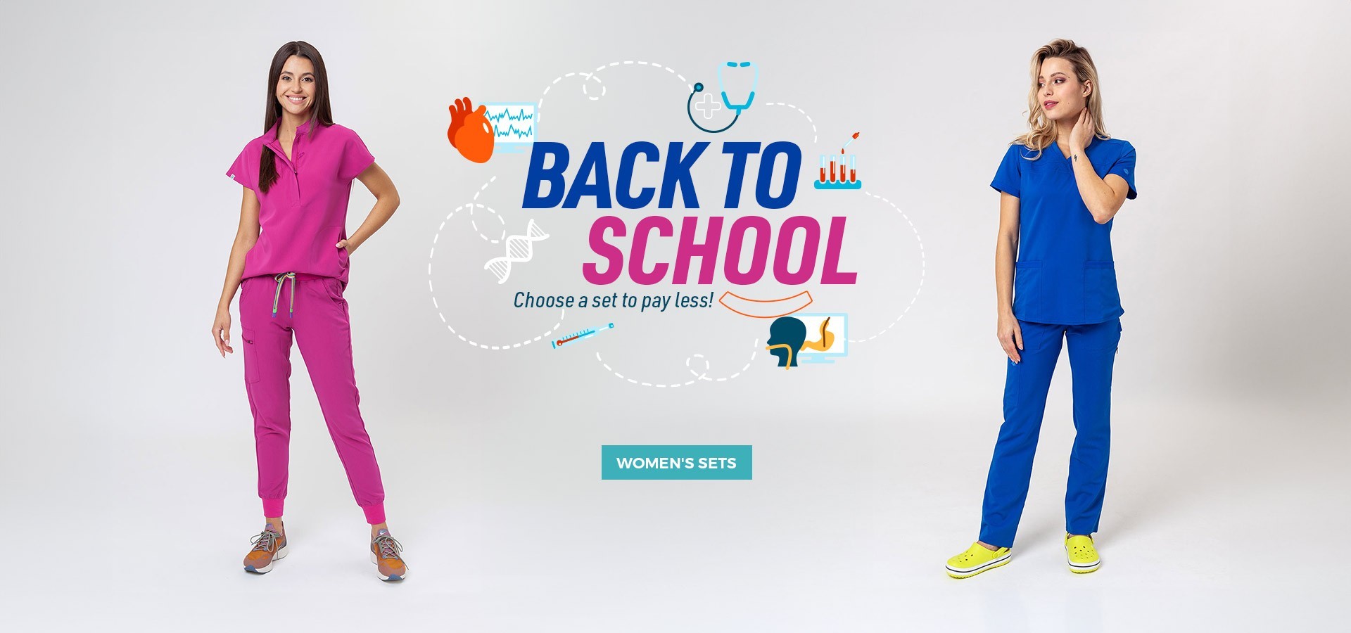 Scrubs, medical clothing and footwear, the largest selection in Europe ...